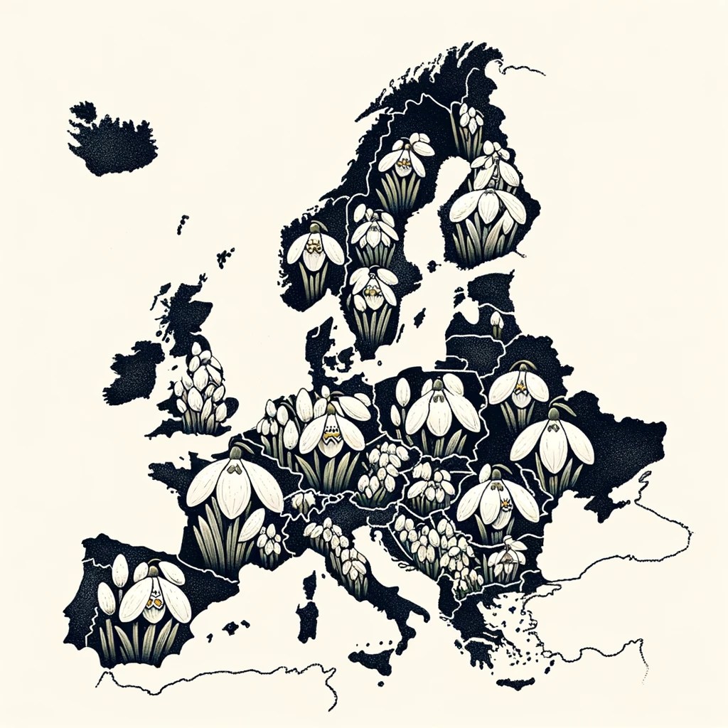 Geographical distribution of Snowdrops – Snowdrop Garden